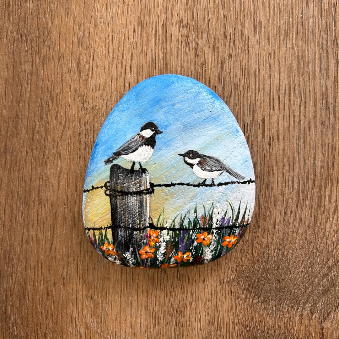 Spring Painted Rock, Hand Painted Rock, Rock Art, Unique Gift for ...