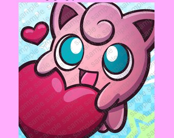 Jigglypuff Emotes - Etsy UK