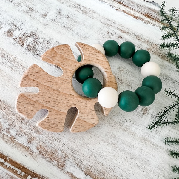 Wood Baby Rattle - Etsy