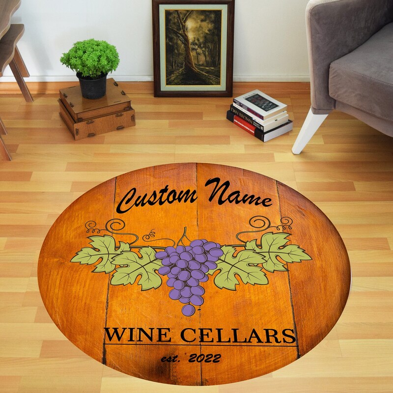 Custom Round Rug - Etsy