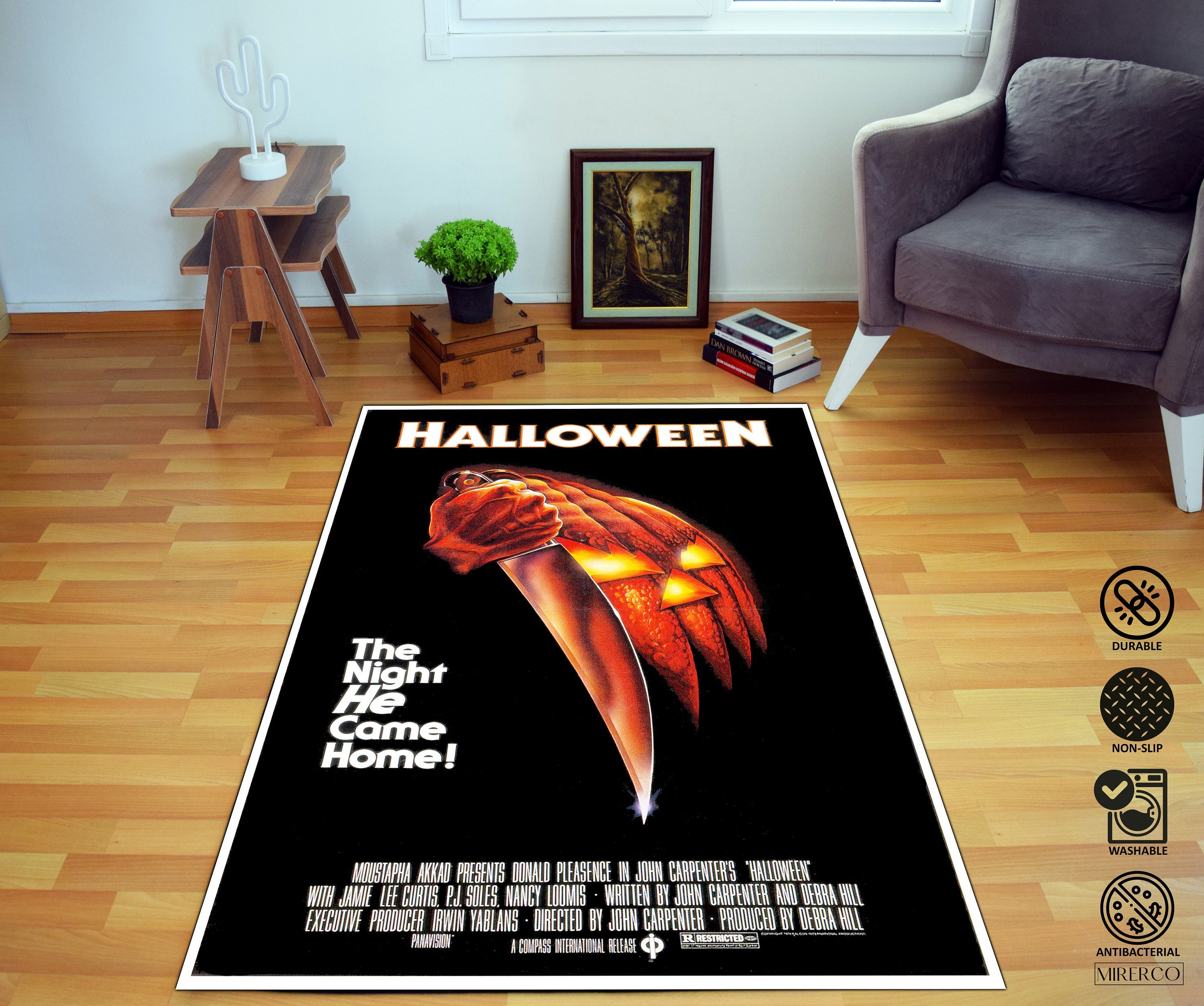 authentic quality guarantee Halloween Rug, Michael Myers Rug ...