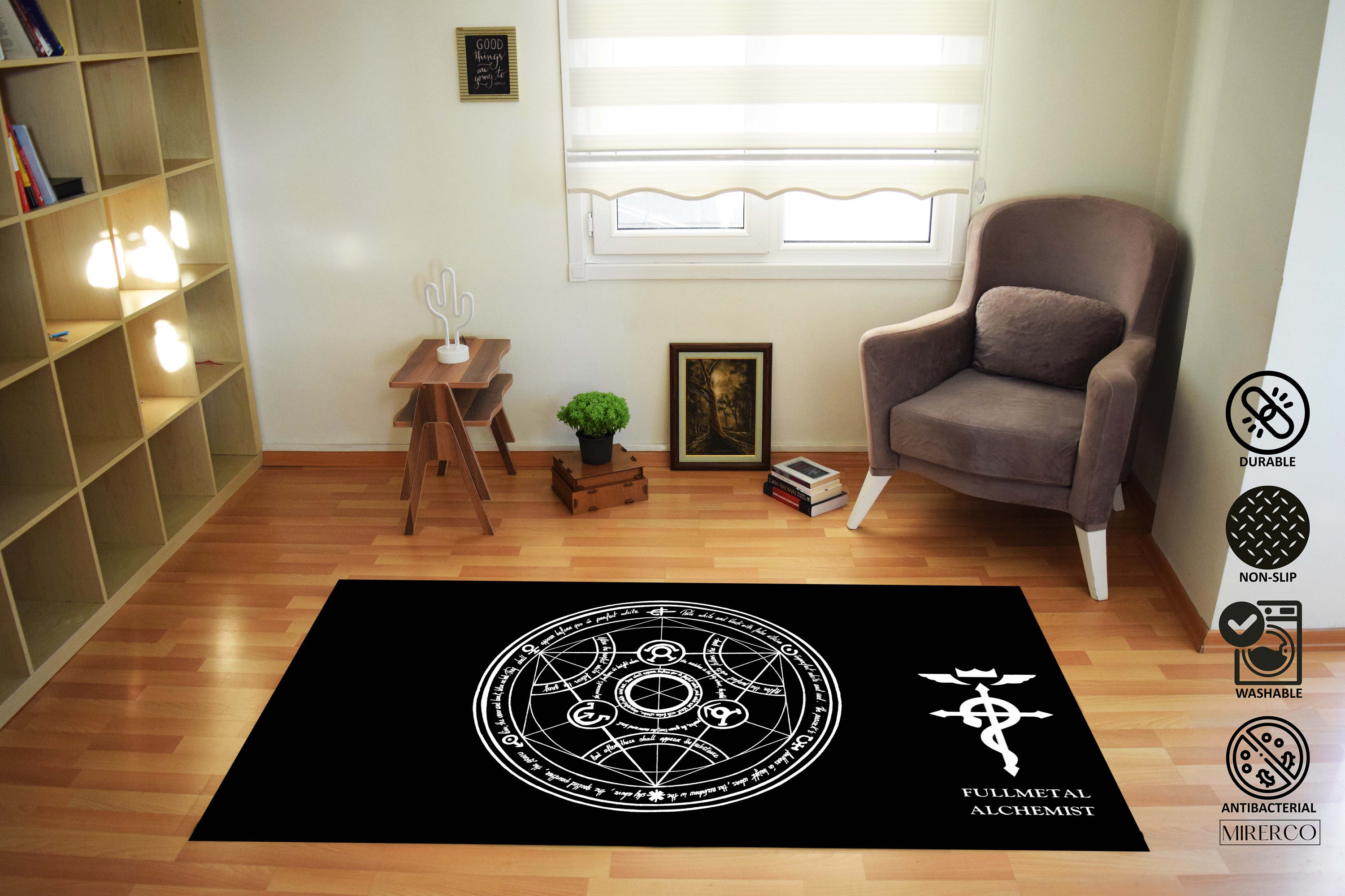 Circle Cool Japanese Anime Manga Alchemist Transmutation - Etsy