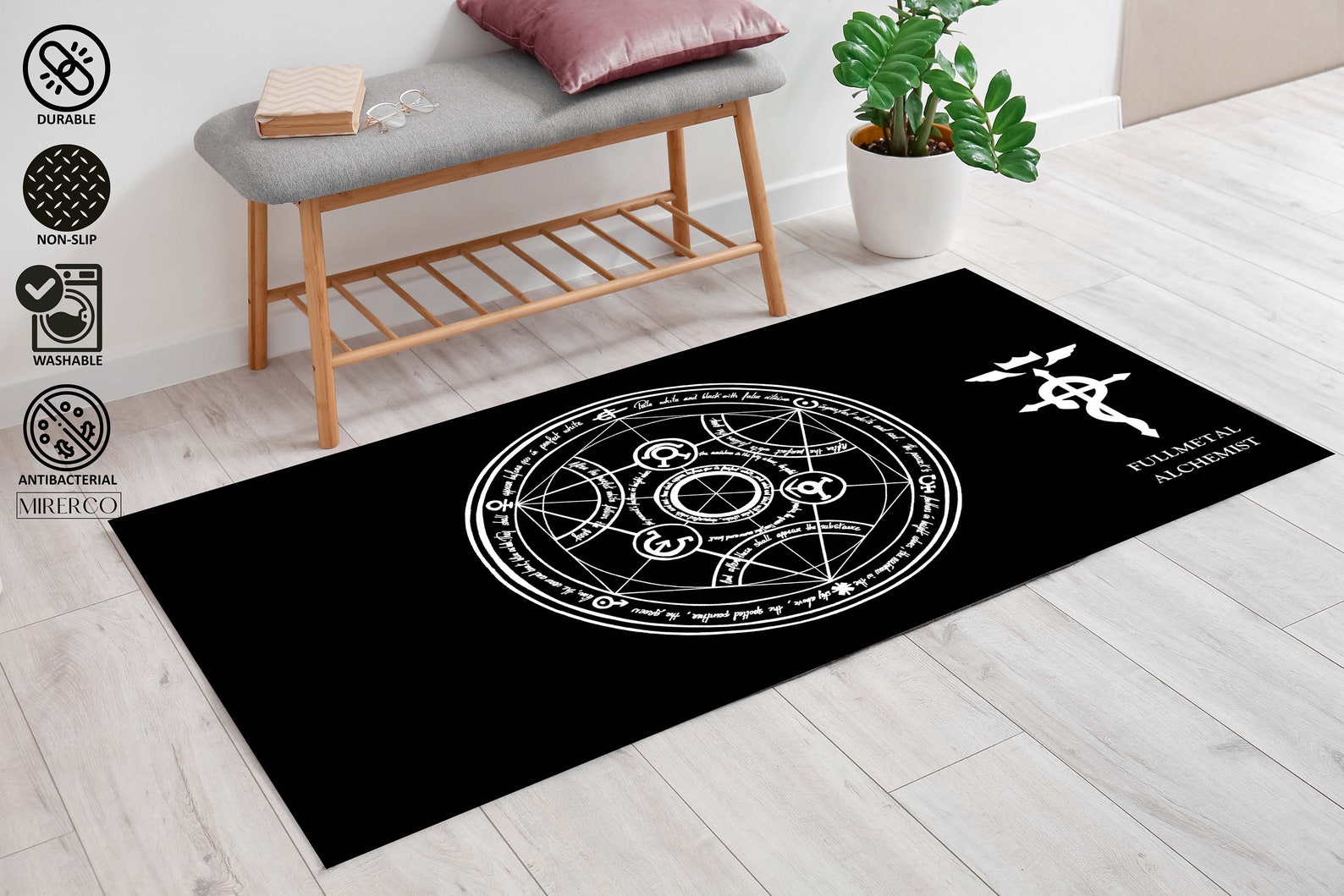 Circle Cool Japanese Anime Manga Alchemist Transmutation - Etsy