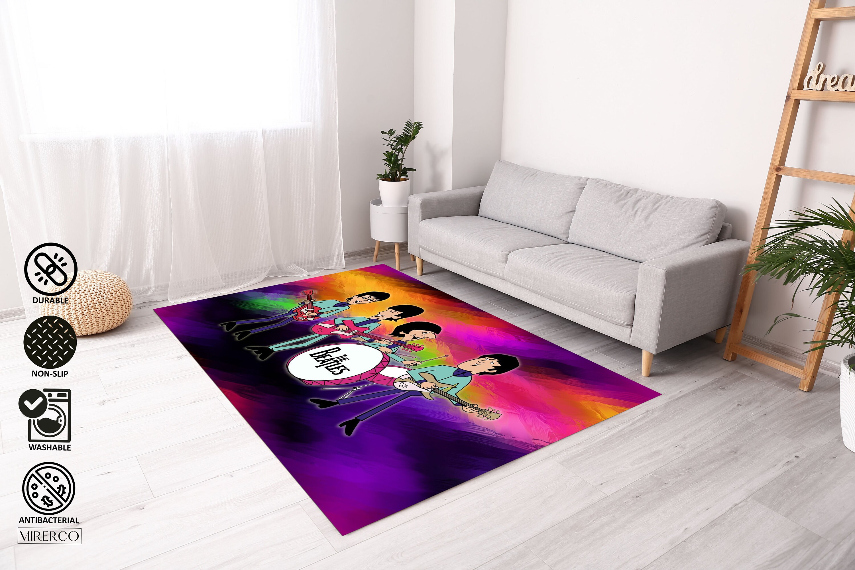 The Beatles Rug, British Rock, Band the Beatles Rug, for Living Room ...