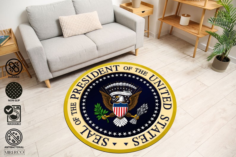 American Eagle Rug, Office Decor, White House Carpet, Seal of the ...