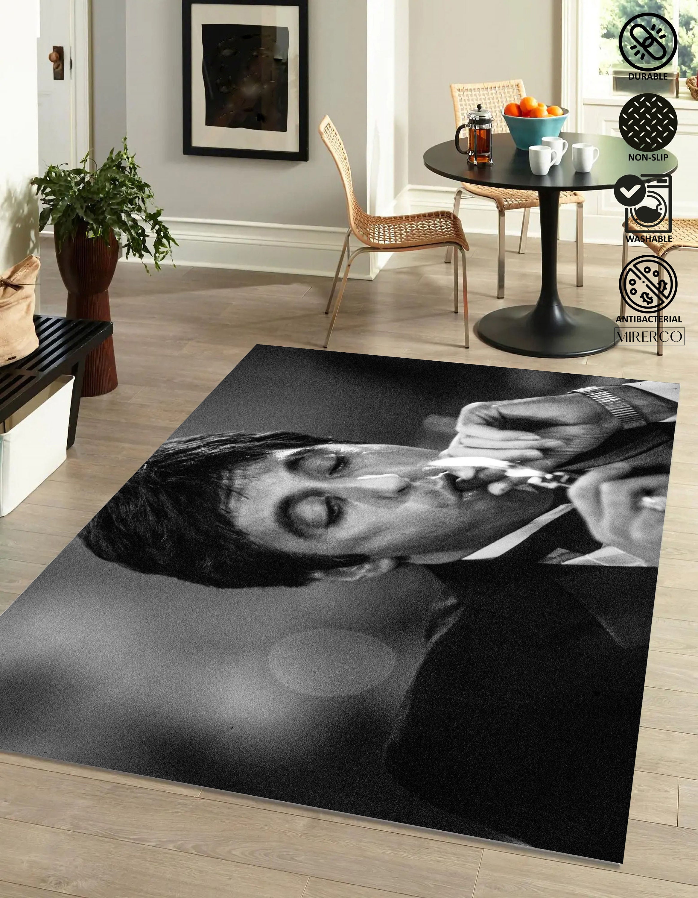 Scarface Rug, Tony Montana Rug, Scarface Carpet, Movie Rug, for Living ...