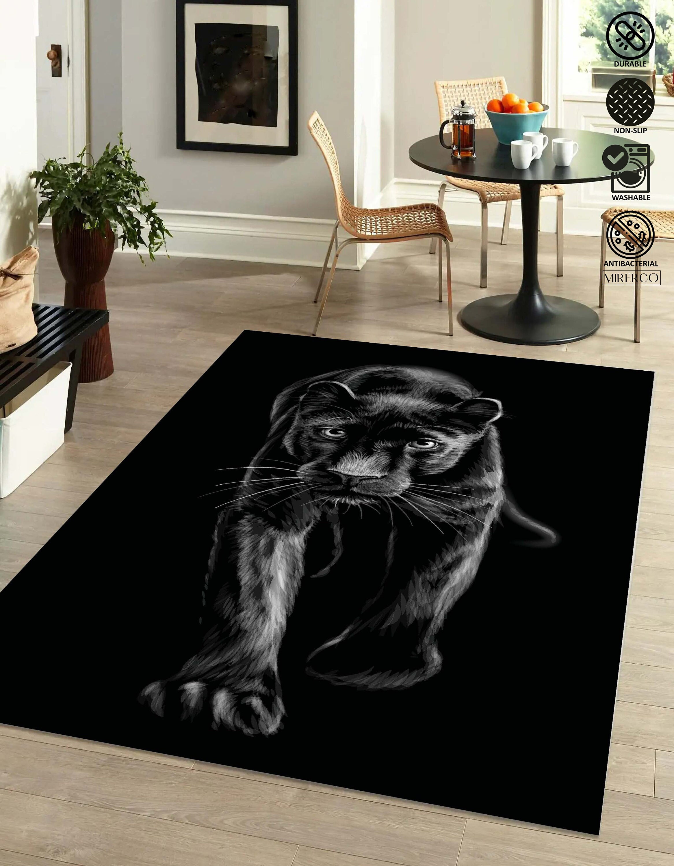 Black panther floor mats store