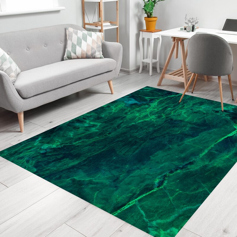 Emerald Green Area Rug - Etsy