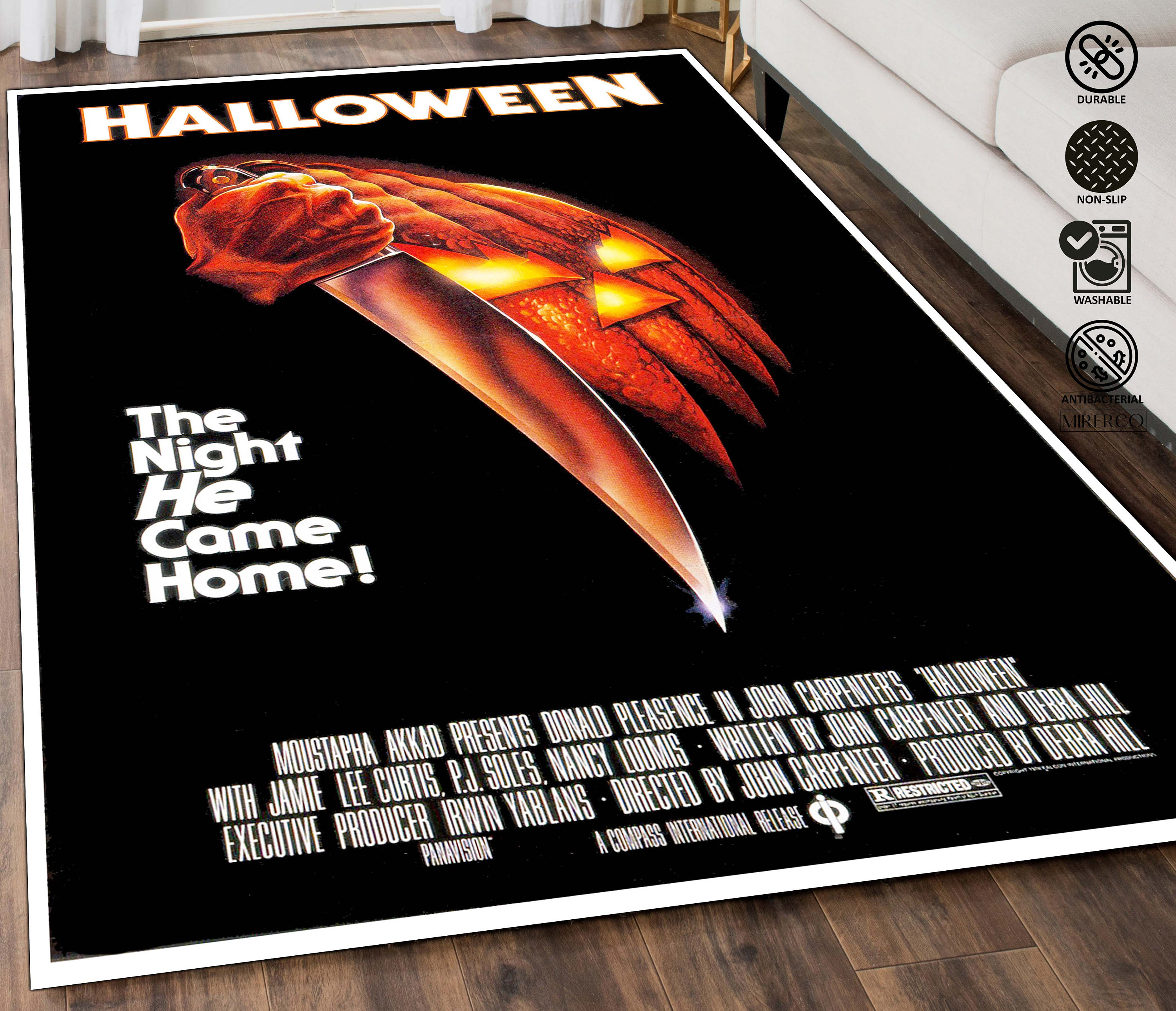 authentic quality guarantee Halloween Rug, Michael Myers Rug ...