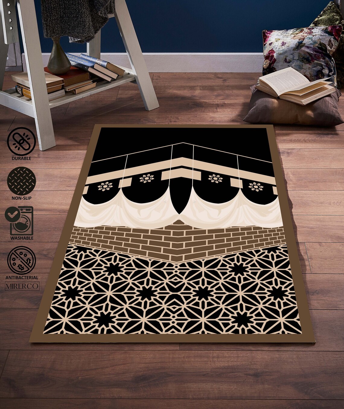 Kaaba Prayer Rug, Kaaba Prayer Mat, Ramadan Gift, Turkish Prayer Rug ...