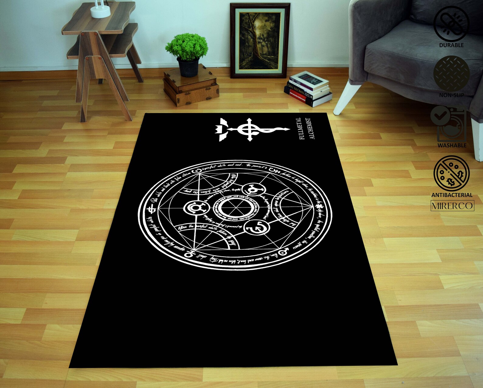 Circle Cool Japanese Anime Manga Alchemist Transmutation - Etsy