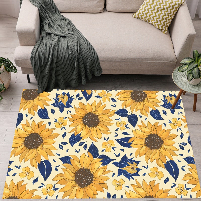 Sunflower Rug - Etsy