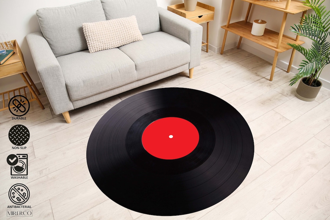 Record Rug, Album Rug, Record Album Round Rug, Music Rug, Entry Rug ...