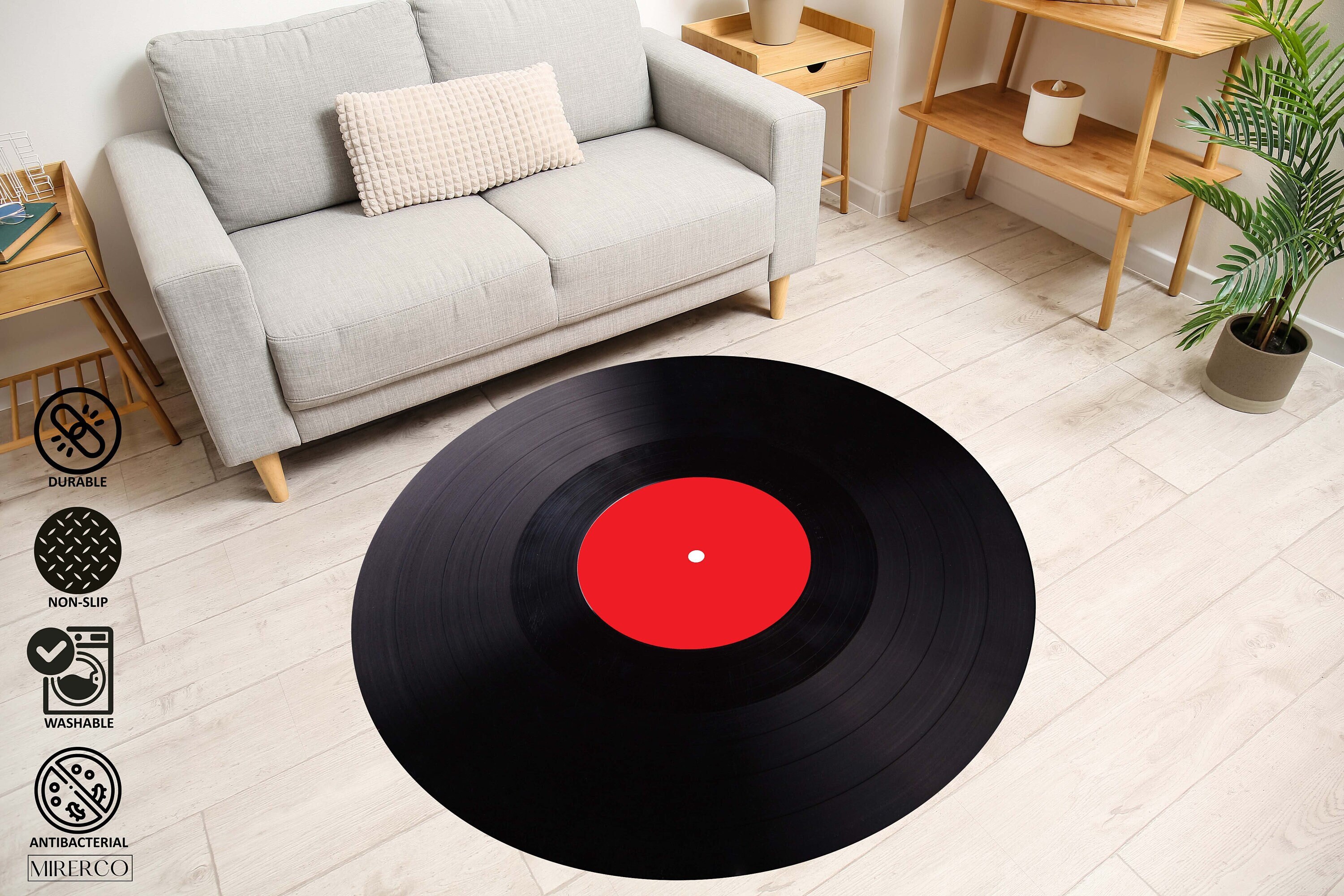 Record Rug Album Rug Record Album Round Rug Music Rug - Etsy