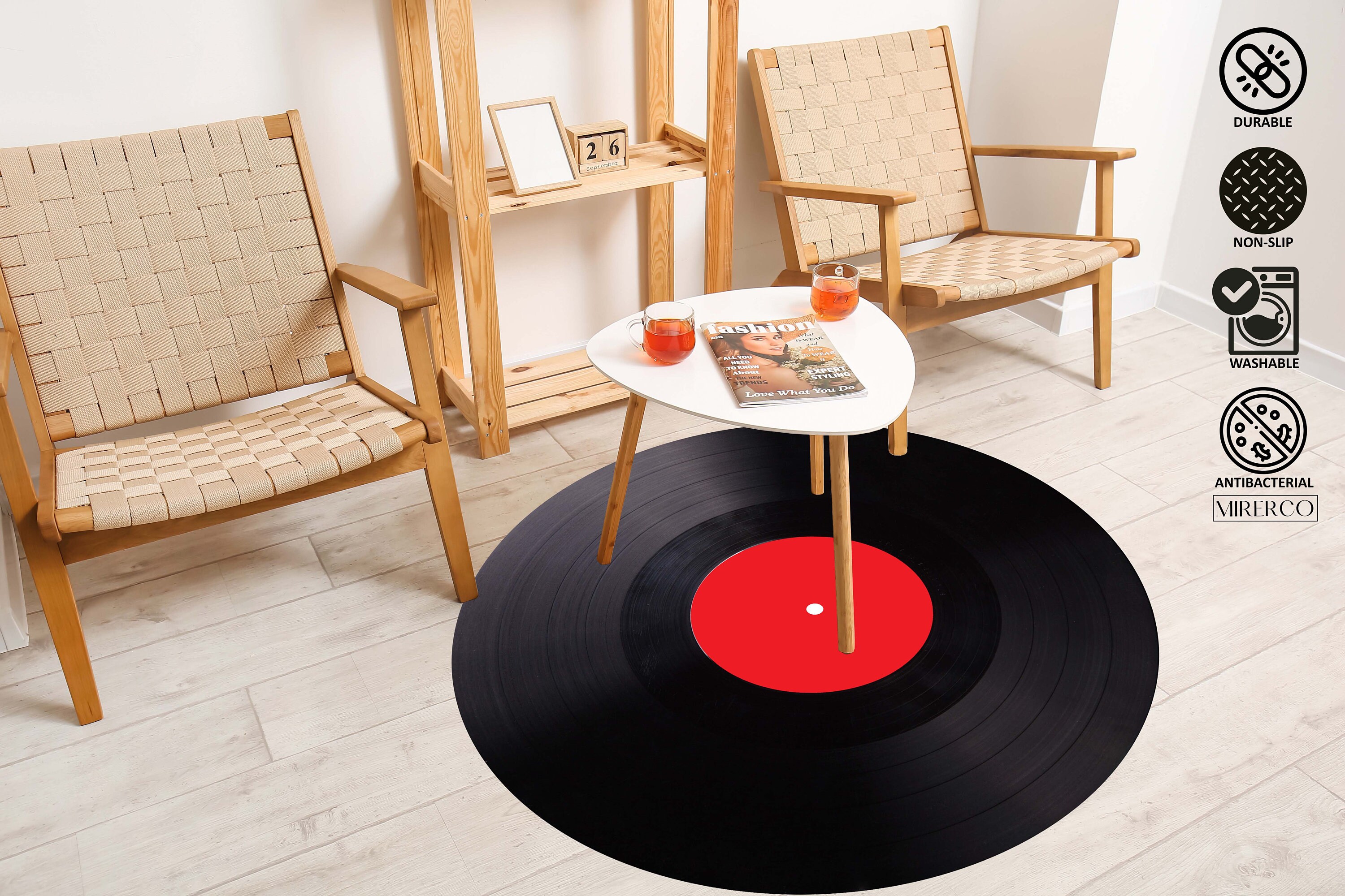 Record Rug Album Rug Record Album Round Rug Music Rug - Etsy