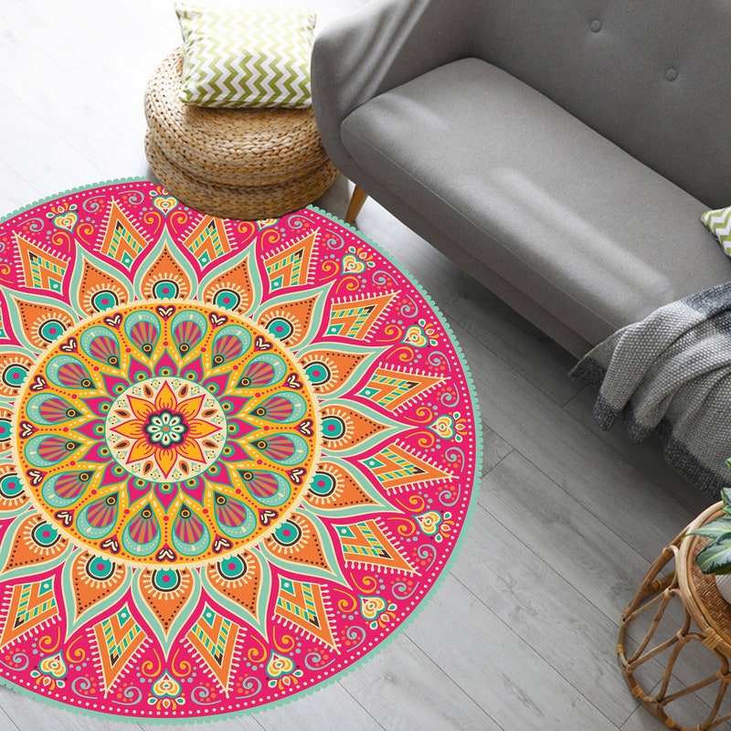 Rugs Mandala - Etsy