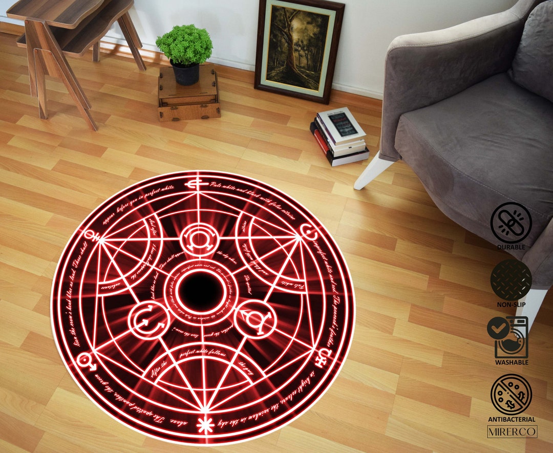 Full Metal Transmutation Rug, Japanese Anime Manga, Anime Rug, FMA ...