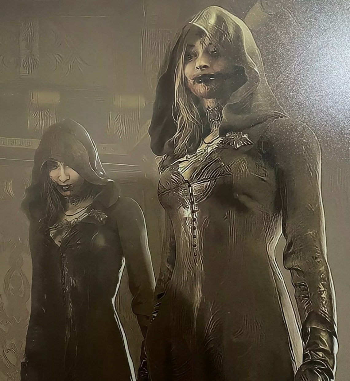 Lady Dimitrescu & Daughters Unofficial Poster | Etsy