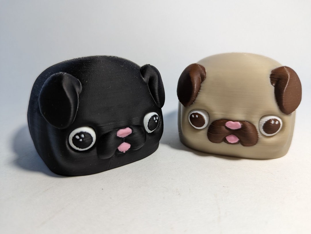 Pug Loaf Footlings! - Full Color 3D Printed - Multiple Colors Available ...