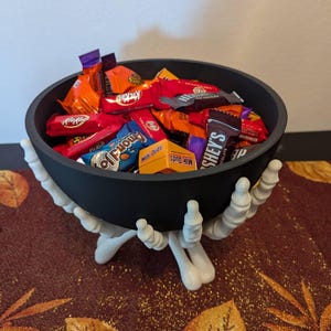 Skeleton Hands Halloween Candy Dish - Etsy