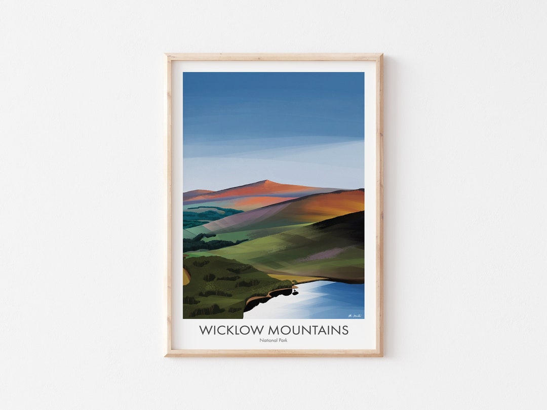 Wicklow Mountains Poster, Wicklow Mountains National Park, County ...