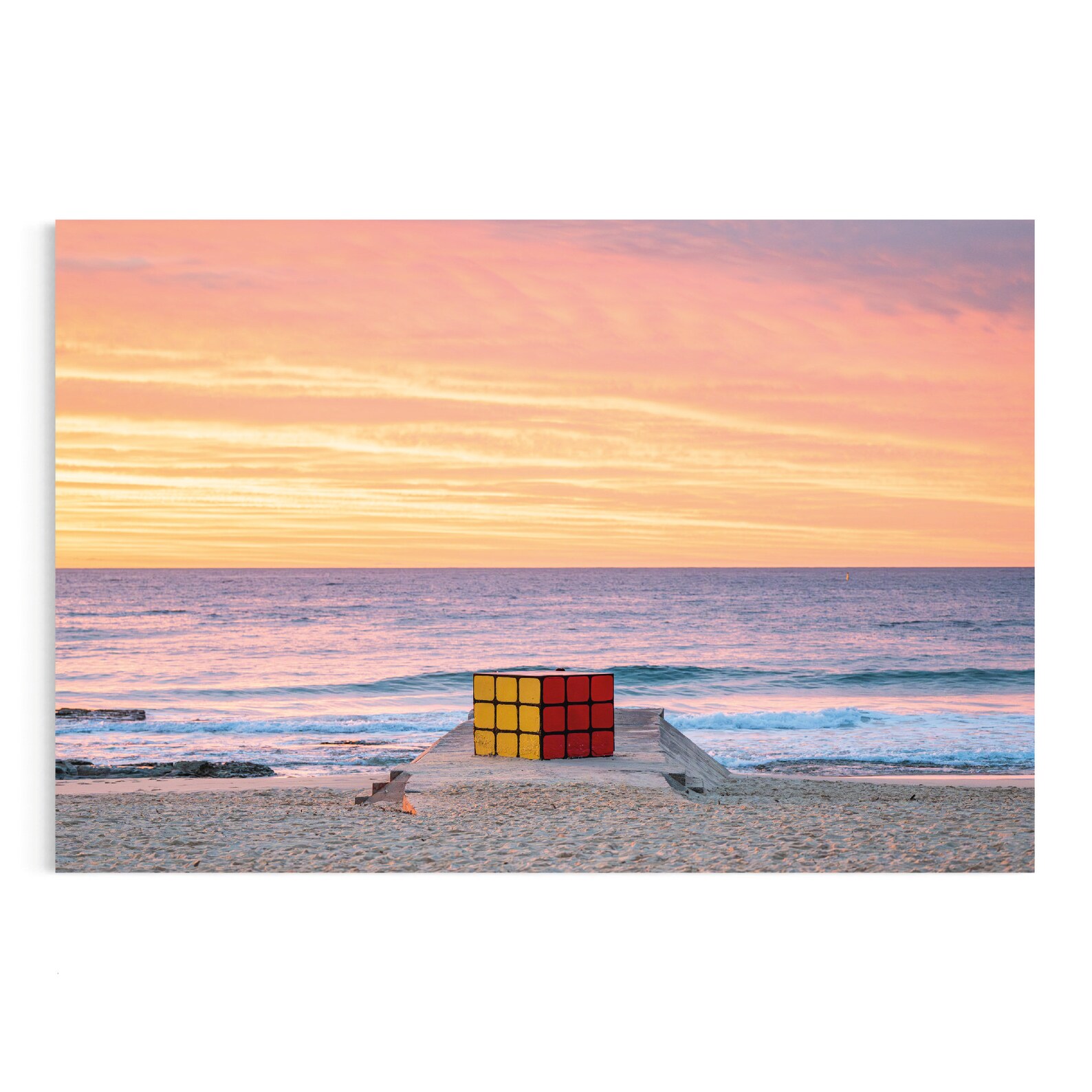 Maroubra Rubik's Cube Beach Sunrise Ocean Photography Giclée Art Print ... Maroubra Rubik's Cube Beach Sunrise Ocean Photography Giclée Art Print ...