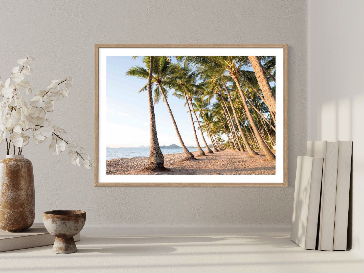 Palm Cove Sunrise Photography Beach Poster Giclée Art Print Queensland ...