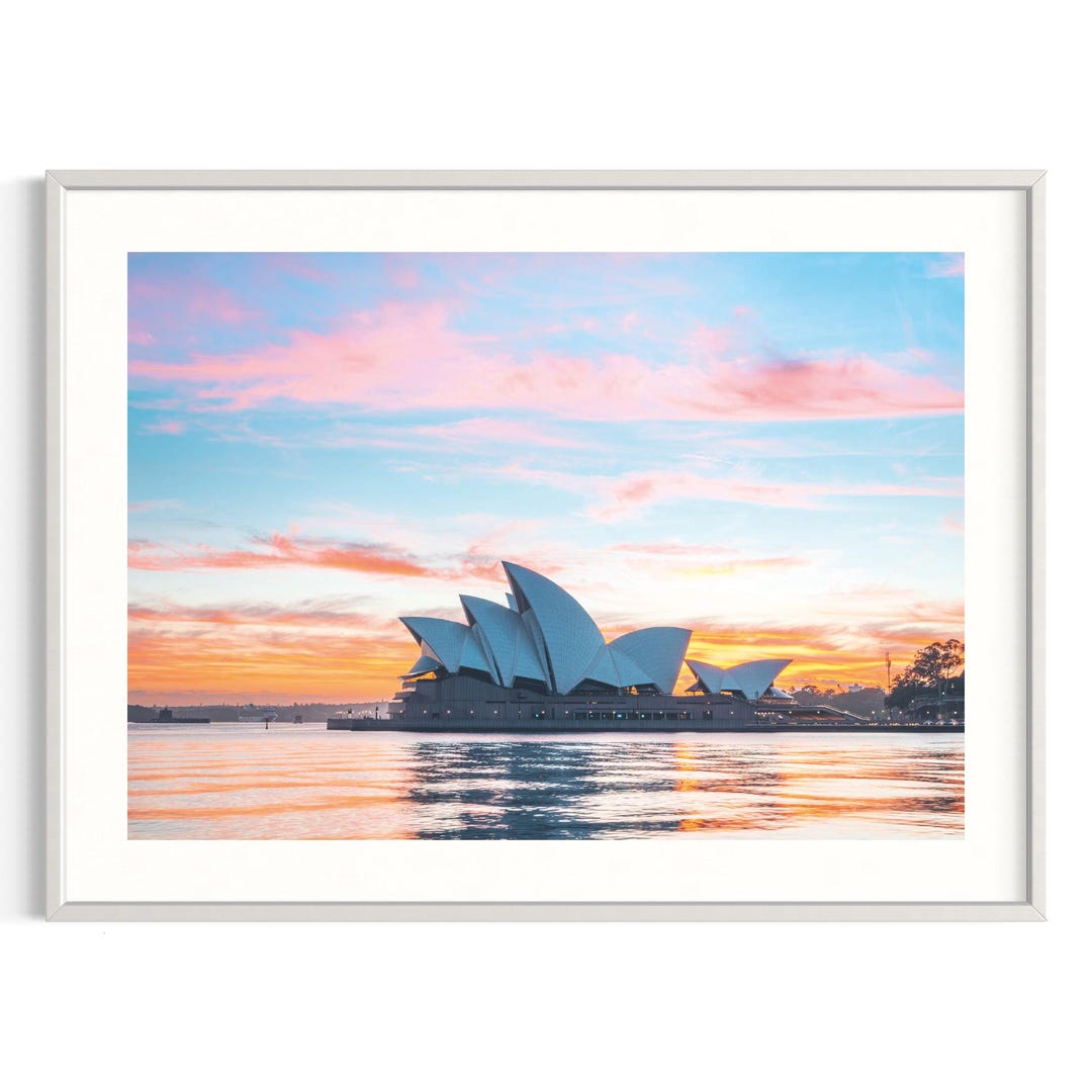 Sydney Opera House Print | Sunrise Photography | Australia Home Decor ...