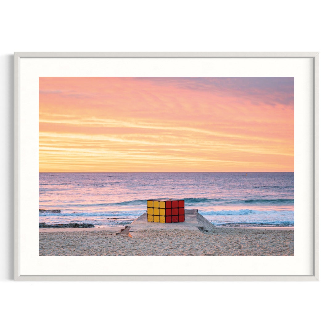 Maroubra Rubik's Cube Beach Sunrise Ocean Photography Giclée Art Print ... Maroubra Rubik's Cube Beach Sunrise Ocean Photography Giclée Art Print ...
