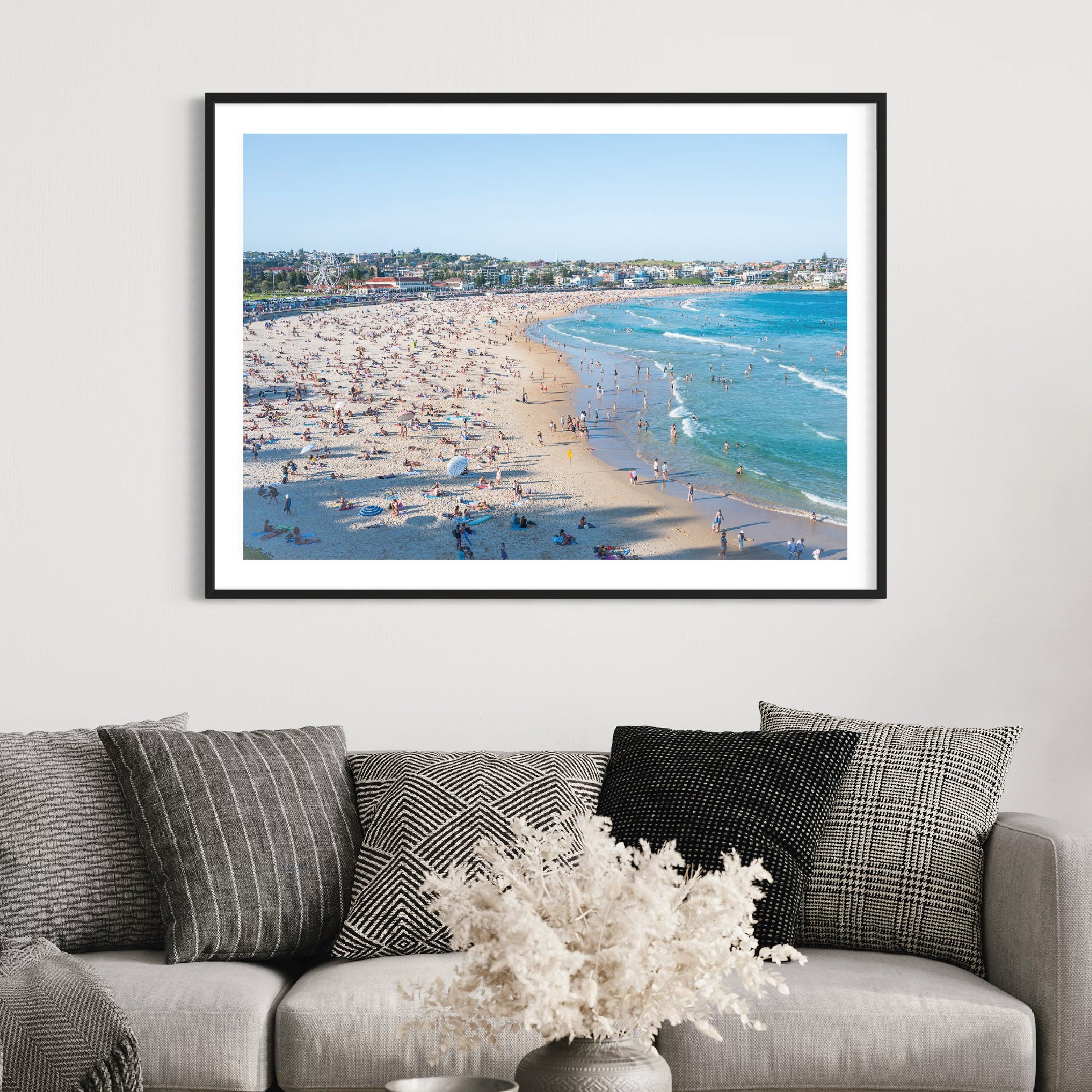 Bondi Poster Beach Photography Early Summer Giclée Art Print Australia ...