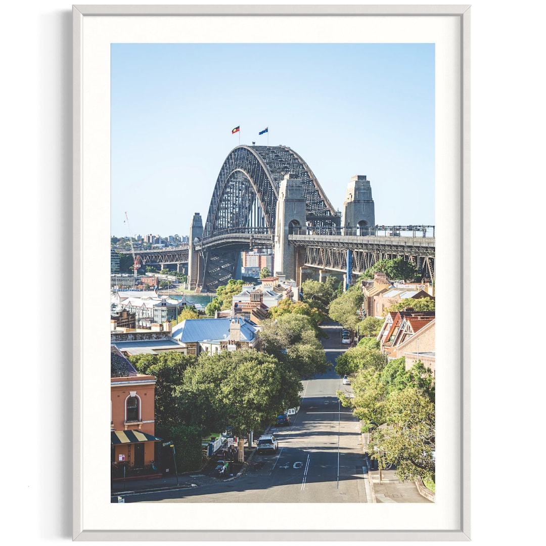 Harbour Bridge Print | Street Photography | Sydney, Australia | Millers ...