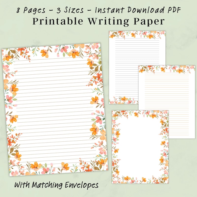 Lined Stationery - Etsy