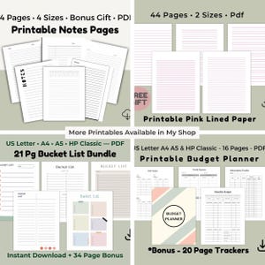 Floral Grocery Shopping List, Checklist Template, Digital PDF, Us ...