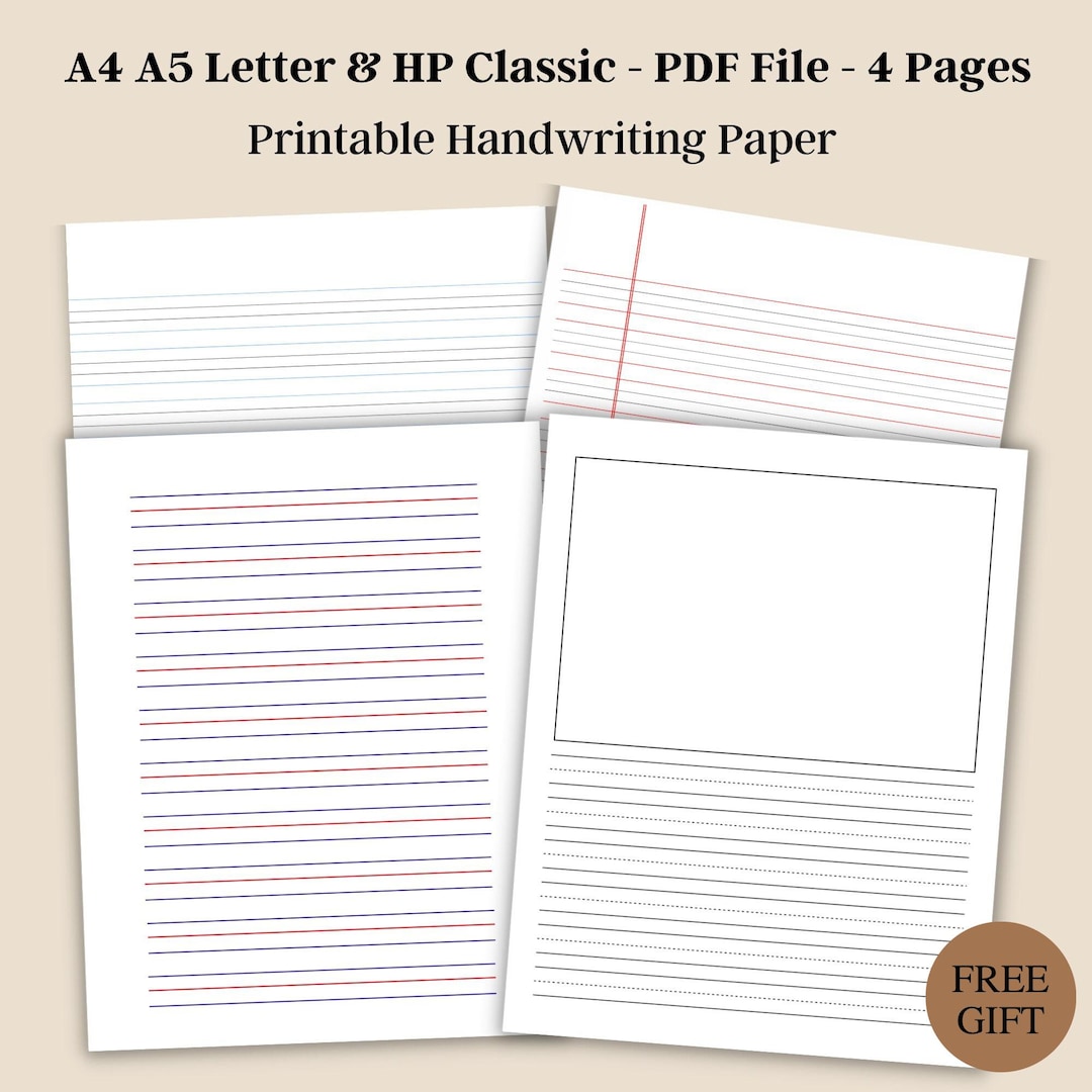Story Writing Paper Printable, Kids Drawing Box, Primary Writing Paper ...