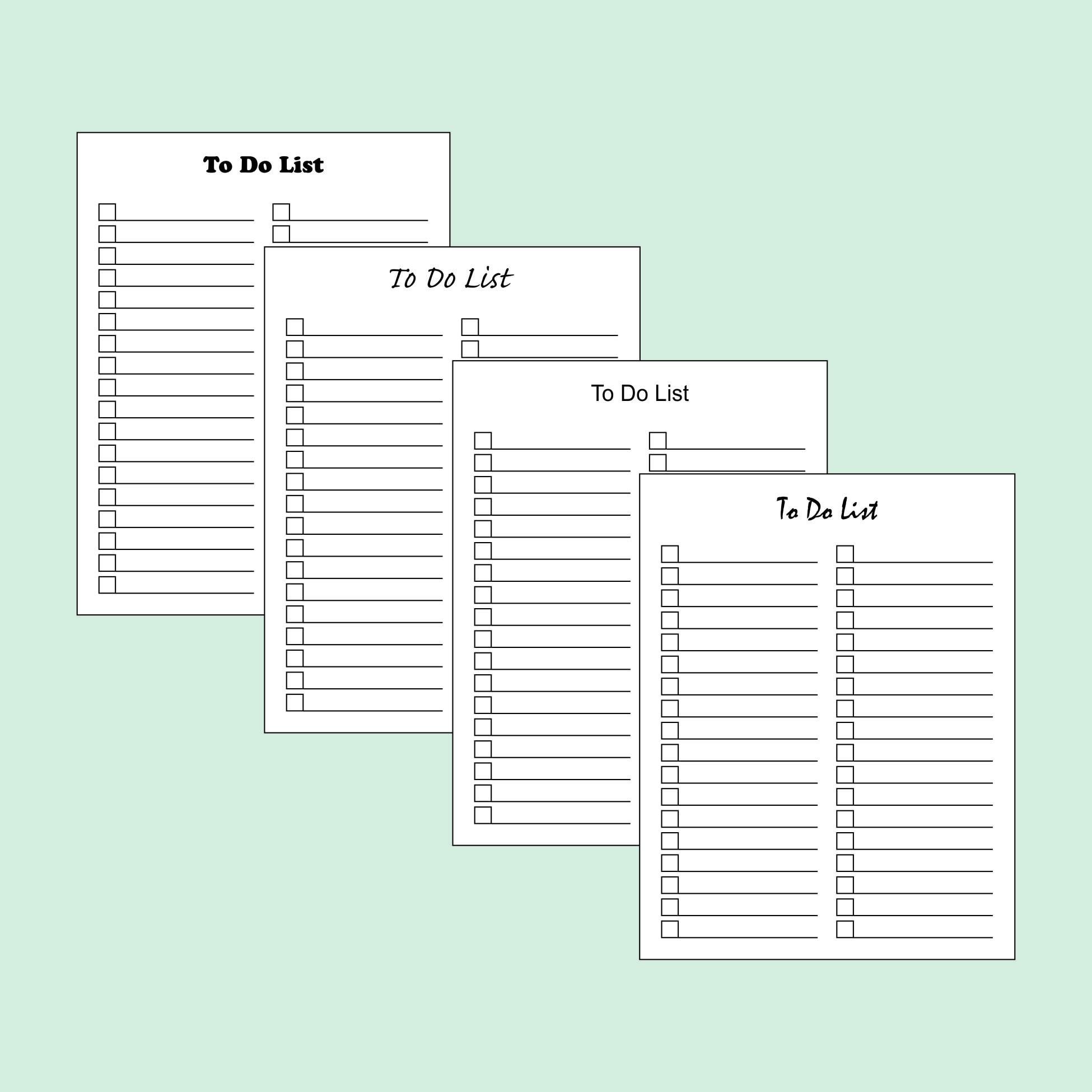 To Do List, to Do List Printable, to Do List Writing Paper, Task to Do ...
