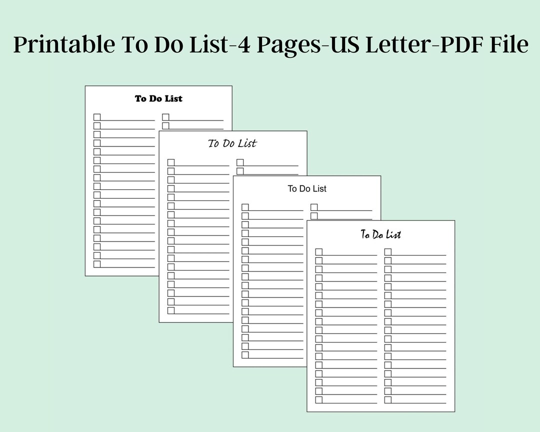 To Do List, to Do List Printable, to Do List Writing Paper, Task to Do ...