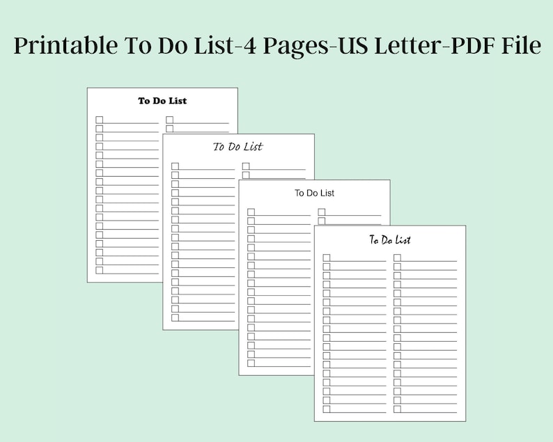 To Do List, to Do List Printable, to Do List Writing Paper, Task to Do ...