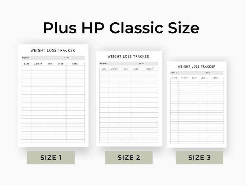 Weight Loss Tracker, Fitness Progress Chart, Pounds Lost Log, US Letter ...