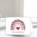 Printable Valentine's Day Card, Rainbow Love Card, 5 X 7, 4.25 X 5.5 ...