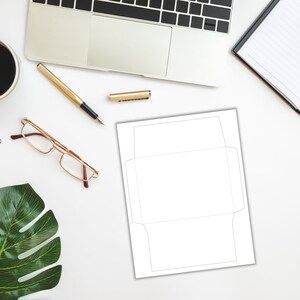 A6 Envelope Template A6 Envelope Template Printable PDF - Etsy