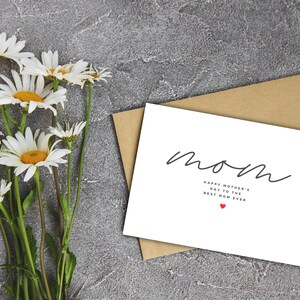 Printable Mother's Day Card, Mothers Day Card Set, Simple Mothers Day ...