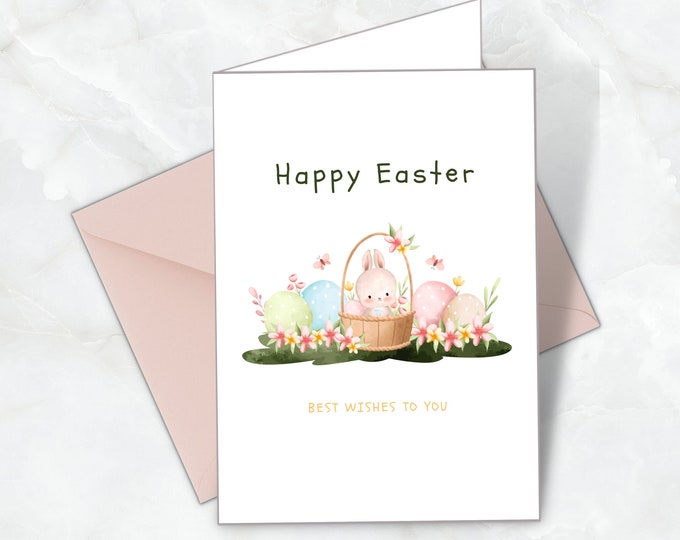 Happy Easter Card - Etsy