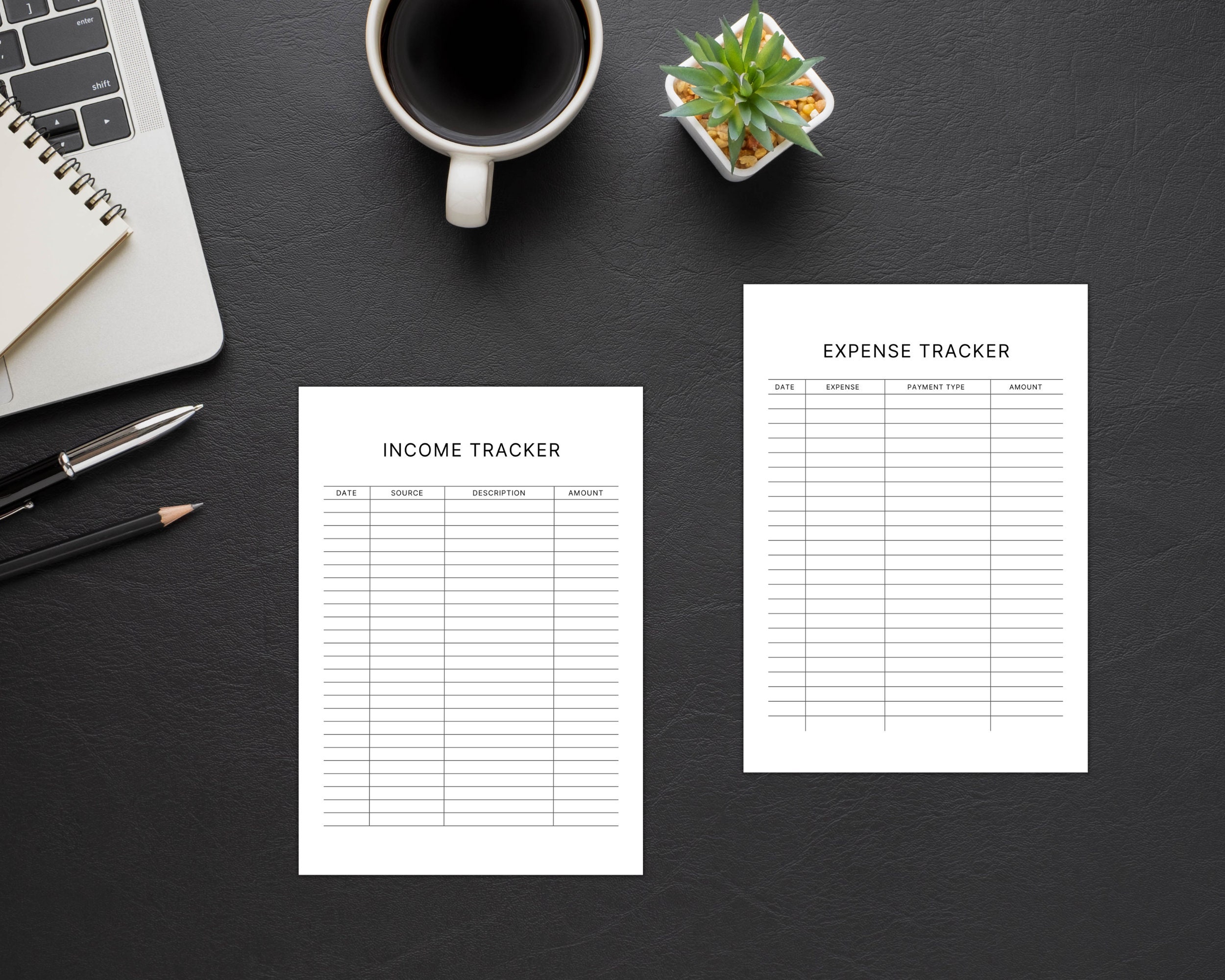 Income & Expense Tracker, Digital Expense Tracker Printable, Income ...