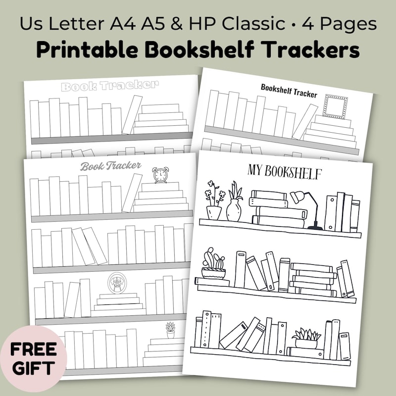 Book Log Stationary - Etsy