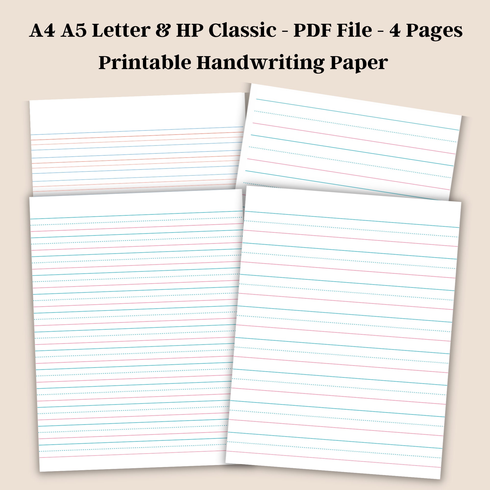 Handwriting Paper Writing The Old Fashioned Way….With Pen And Paper