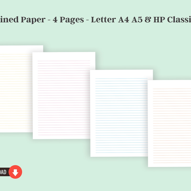 Custom A5 Paper Pad - Etsy