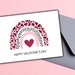 Printable Valentine's Day Card, Rainbow Love Card, 5 X 7, 4.25 X 5.5 ...
