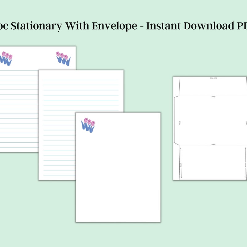 Digital Stationary - Etsy