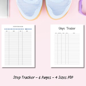 Step Tracker Digital, Step Tracker List Printable, Step Tracker ...