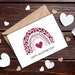 Printable Valentine's Day Card, Rainbow Love Card, 5 X 7, 4.25 X 5.5 ...